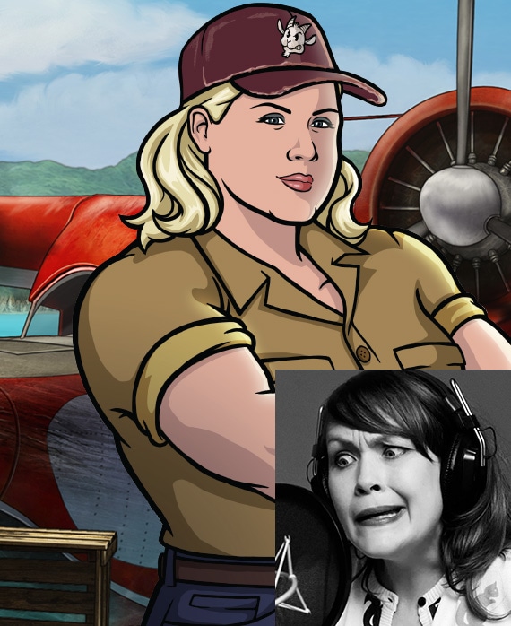 Amber Nash as Pam Poovey | Archer on FXX